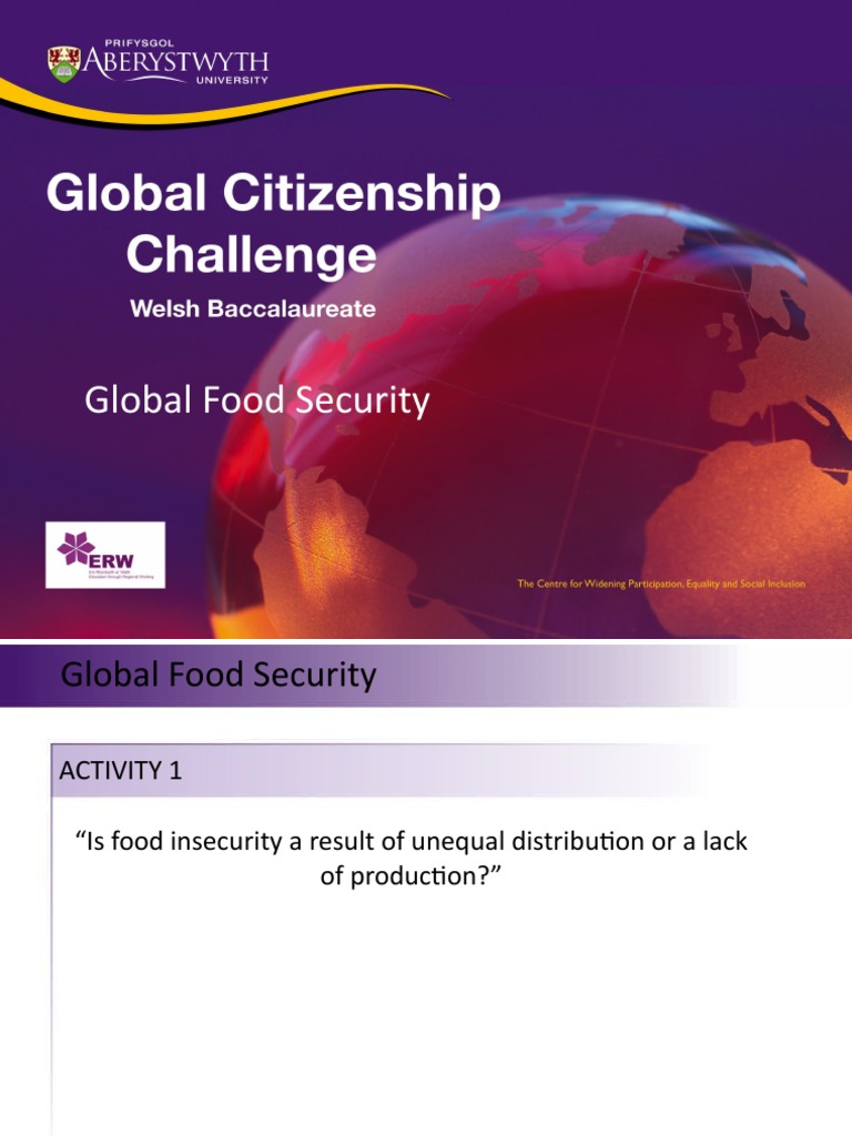 3 Global Food Security | PDF
