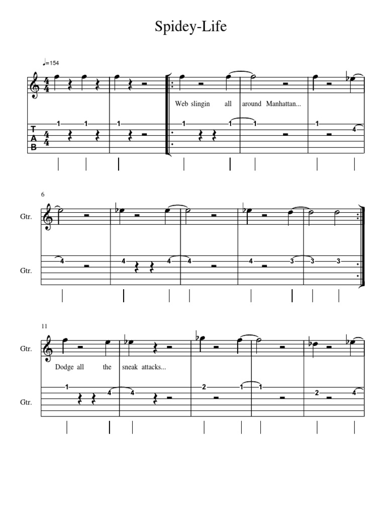 Spidey Life PDF | PDF