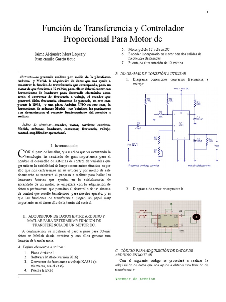 Arduino y Matlab (Funcion de Transferencia) (Reparado) | PDF | Adquisición de datos | Arduino