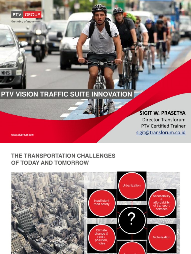 PTV Vision Traffic Suite Innovation - 2018 | PDF | Transport | Science