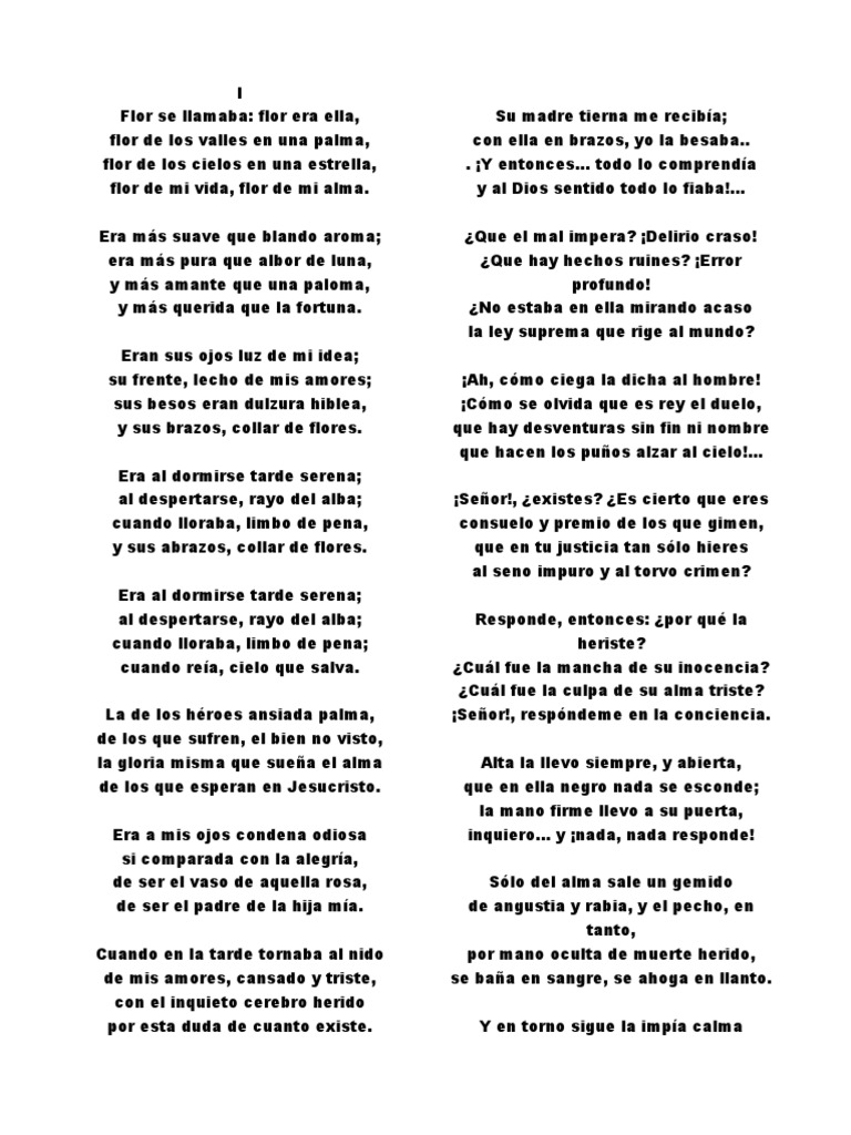 Poema Flor | PDF | Naturaleza