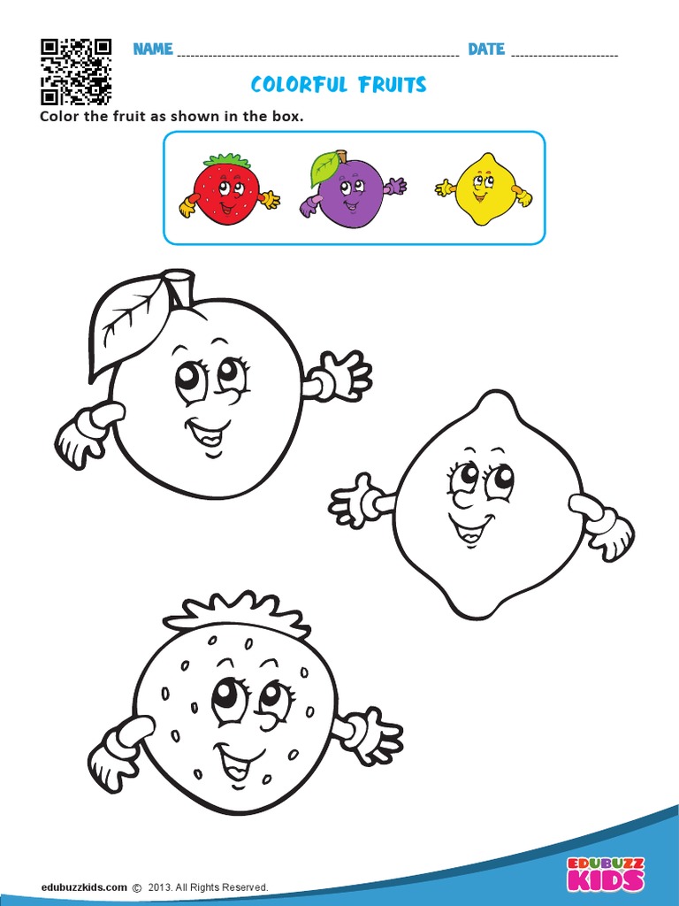 2 - Color The Fruits | PDF | Technology & Engineering