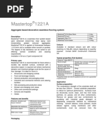 Basf Mastertop 1205 Tds PDF | PDF | Wear | Epoxy