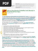 The Naranjo Adverse Drug Reaction Probability Scale | PDF