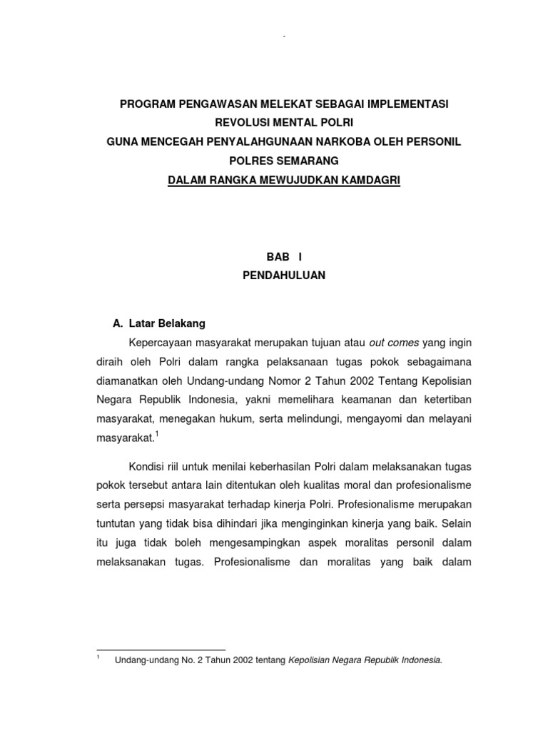 Contoh NKP Waskat PDF | PDF