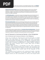 List of Universal Banks in the Philippines | PDF | Finance & Money ...