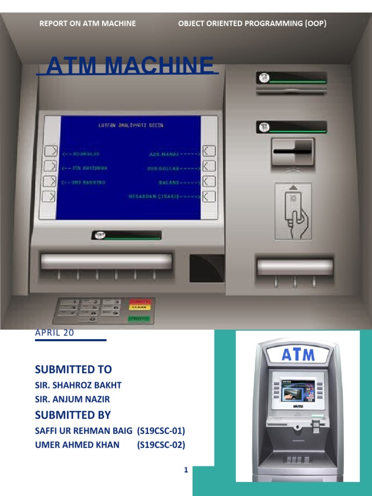 Atm Report | PDF | Automated Teller Machine | Personal Identification Number