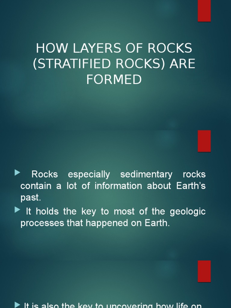 How Layers of Rocks (Stratified Rocks) Are Formed | PDF