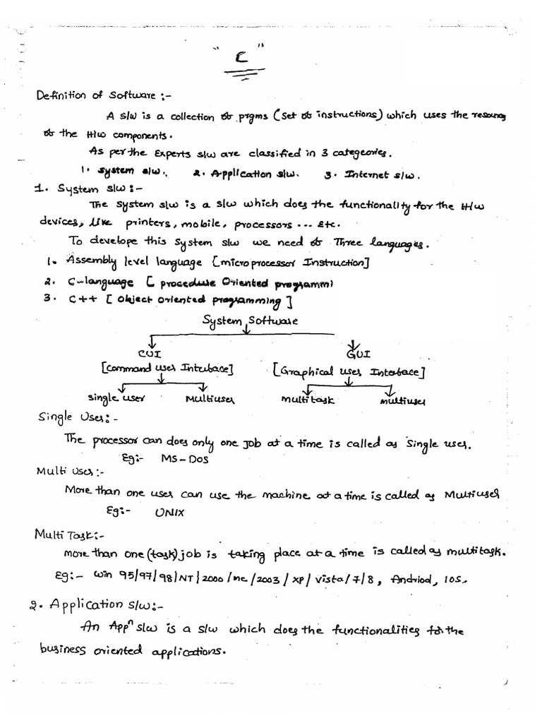 C Programming Notes | PDF