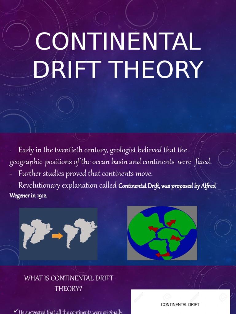 Continental Drift Theory | PDF