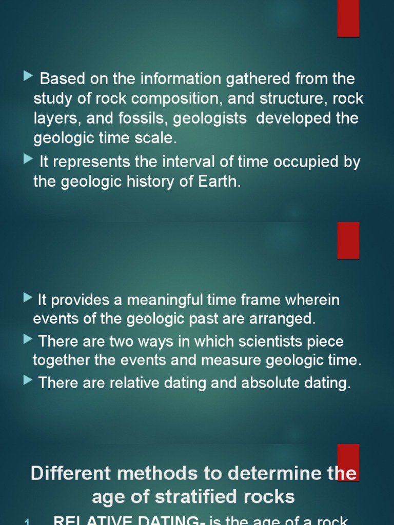 Relative and Absolute Dating | PDF | Rock (Geology) | Geology