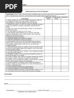 Wound Care and Dressing Checklist | PDF | Wound | Surgery