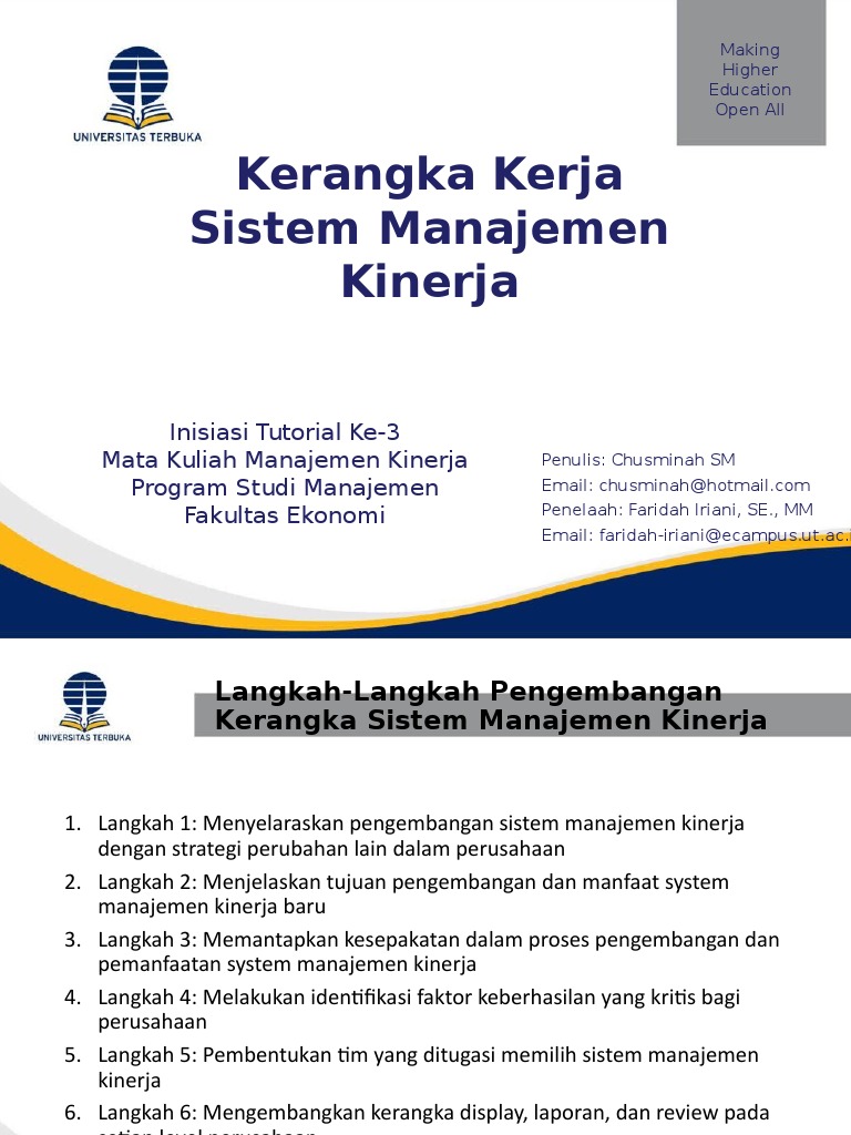 Inisiasi 3 Manajemen Kinerja EKMA4263 (Modul 4) | PDF