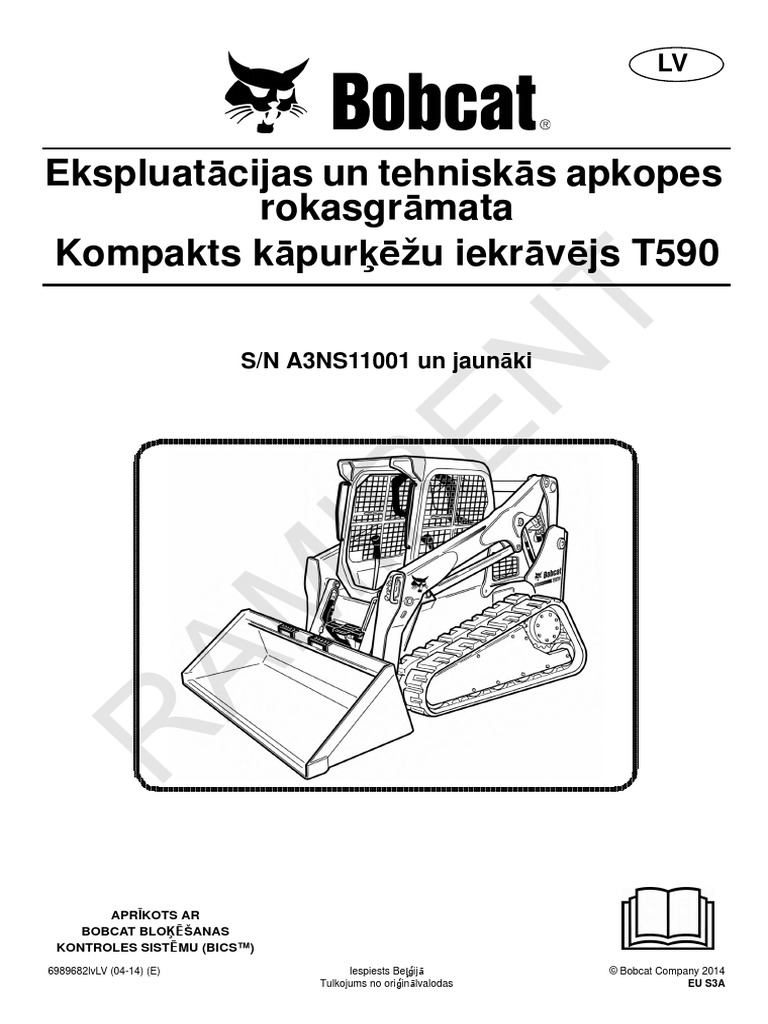Kompaktiekrāvējs Ķēžu T590 LV | PDF