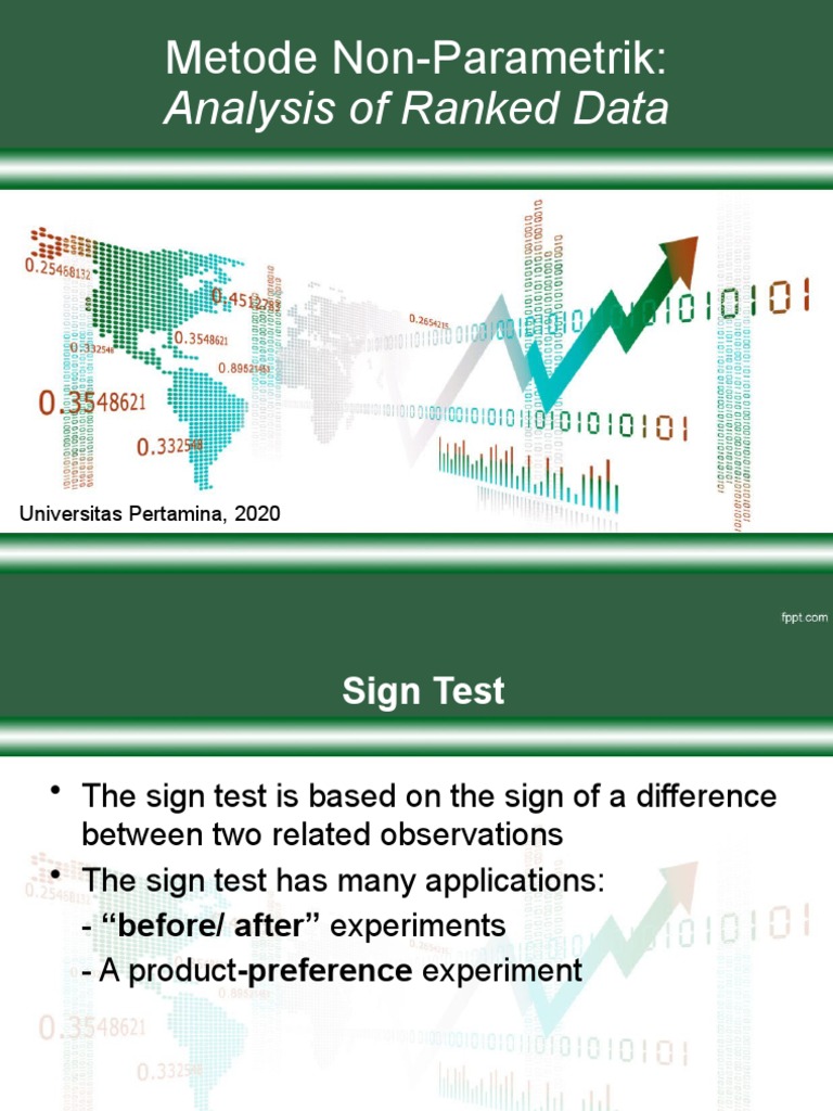 Week 11-12 - Nonparametric Sign Data - New | PDF | Statistical ...
