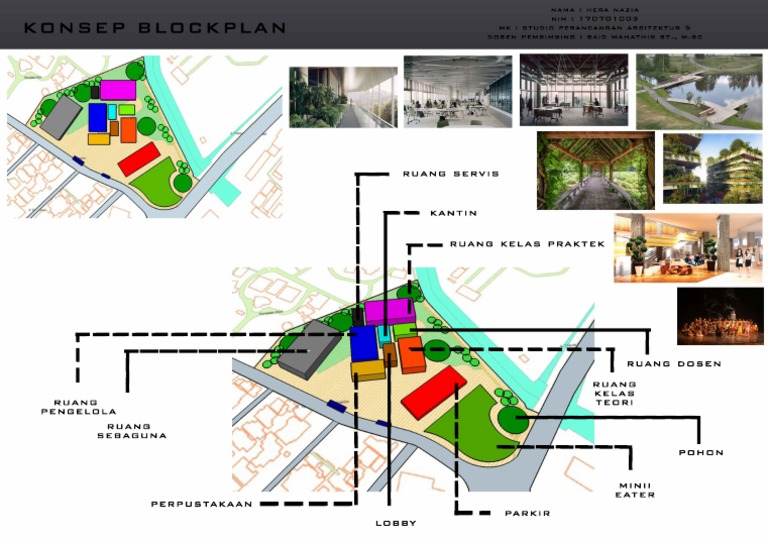 Konsep dan Desain Block Plan Arsitektur | PDF