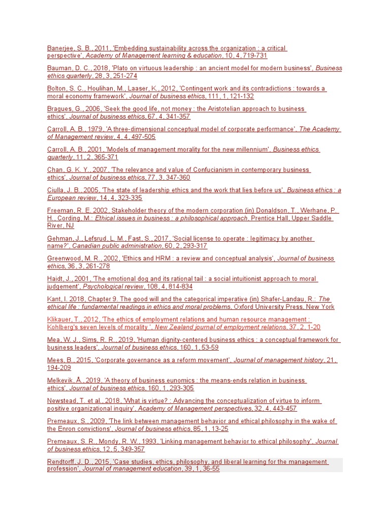 Reference Ethics | PDF | Business Ethics | Stereotypes