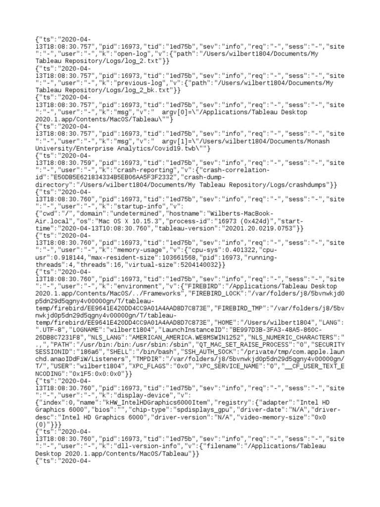 Tableau File | PDF | Application Software | System Software