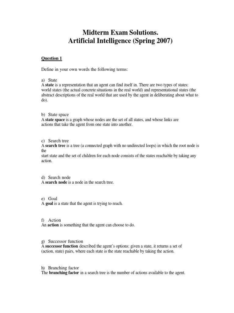 Midterm Exam - Solution | PDF | Mathematical Relations | Algorithms And ...