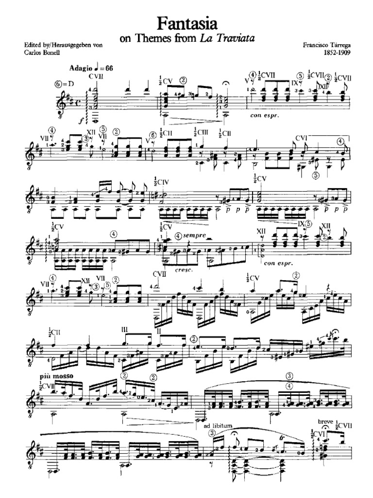 La Traviata Tarrega PDF | PDF