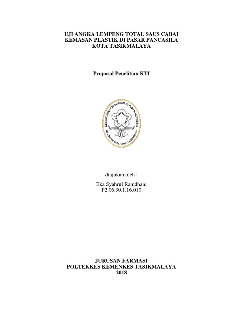 Proposal Eka PDF | PDF
