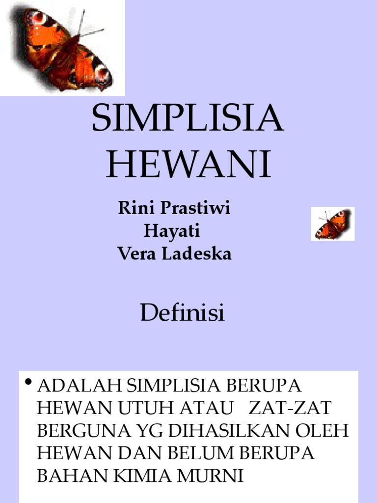 Simplisia Hewani dalam Farmakognosi | PDF