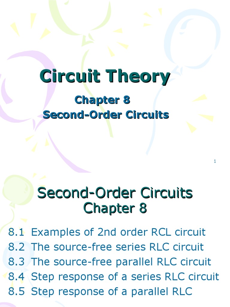Second Order Circuit | PDF | Electrical Network | Physics