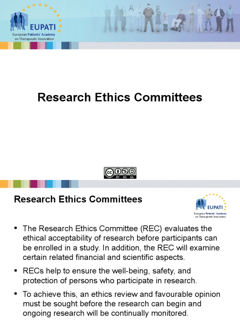 Research Ethics Committees Overview | PDF | Informed Consent ...