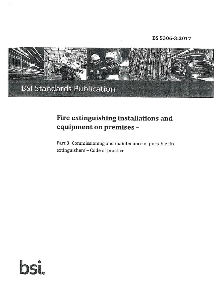 Standard BS 5306-3-2017 PDF | PDF