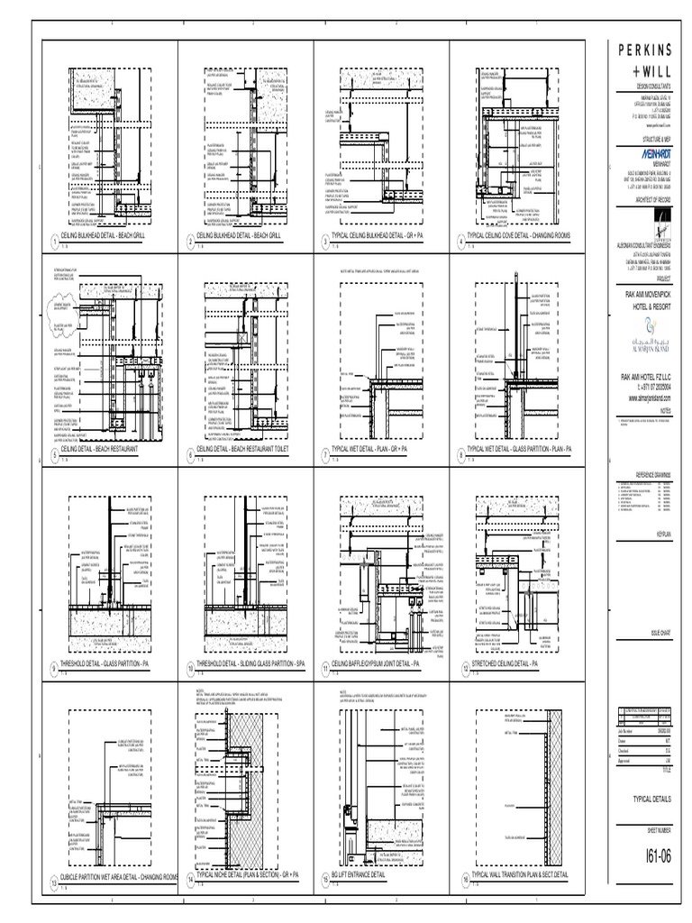 I61-06 - Typical Details | PDF | Wall | Drywall