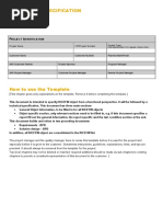 SAP Technical Specification Template | PDF