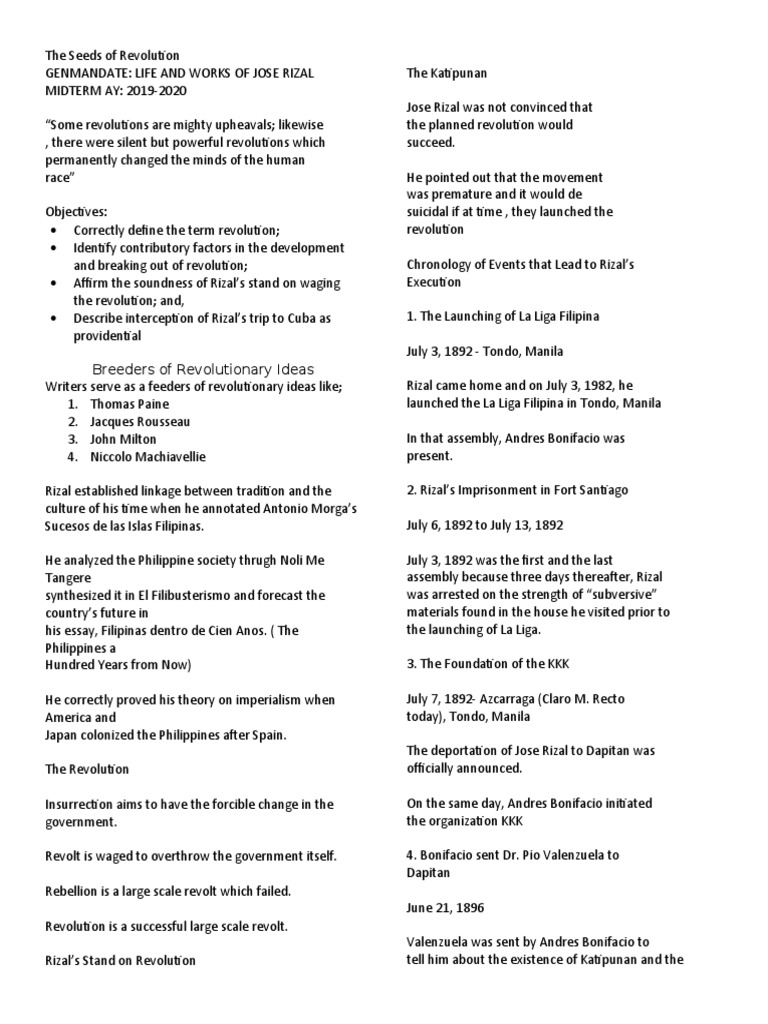 The Seeds of Revolution | PDF | Philippines | Unrest