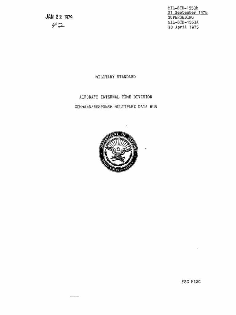 Mil STD 1553B | PDF