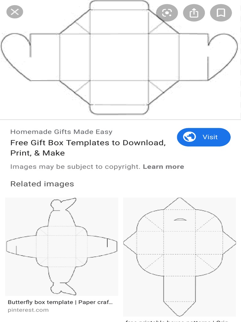 Easy Homemade Gift Box Templates | PDF | Self-Improvement