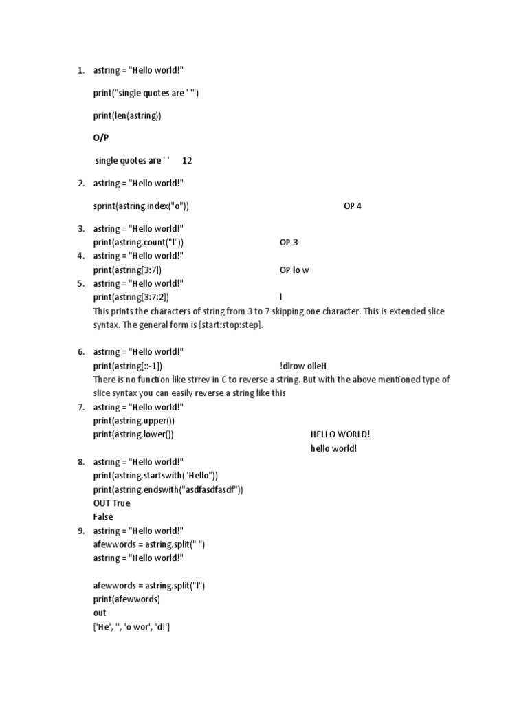 Basic Strings | PDF | String (Computer Science) | Letter Case