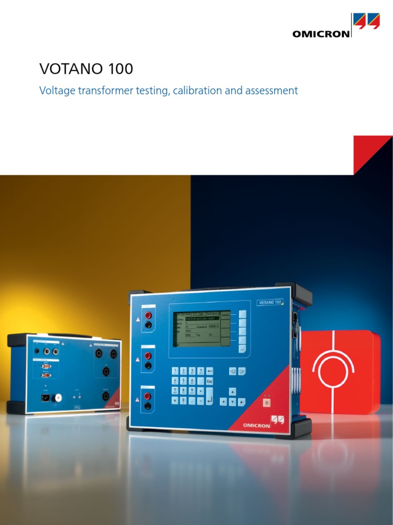 Votano 100: Voltage Transformer Testing, Calibration and Assessment ...