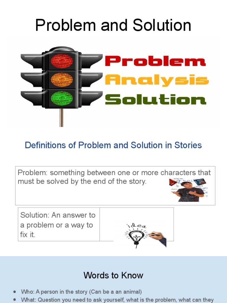 Problem and Solution | PDF
