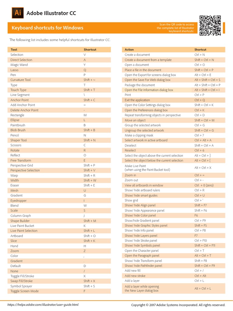 Ai CheatSheet Windows PDF | PDF | Adobe Illustrator | Ibm Pc Compatibles