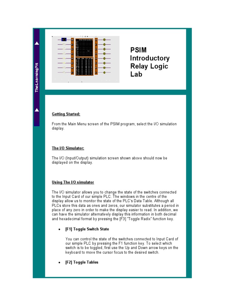 PSIM | PDF | Programmable Logic Controller | Electrical Engineering