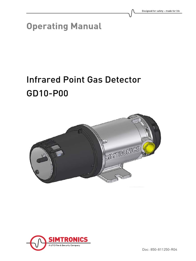 Operating Manual: Infrared Point Gas Detector GD10-P00 | PDF | Duct ...