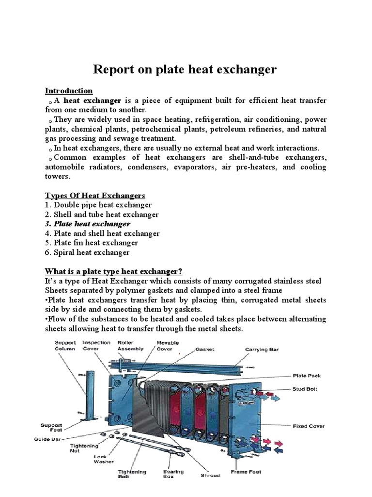 Overview of Plate Heat Exchangers | PDF | Heat Exchanger | Heat Transfer