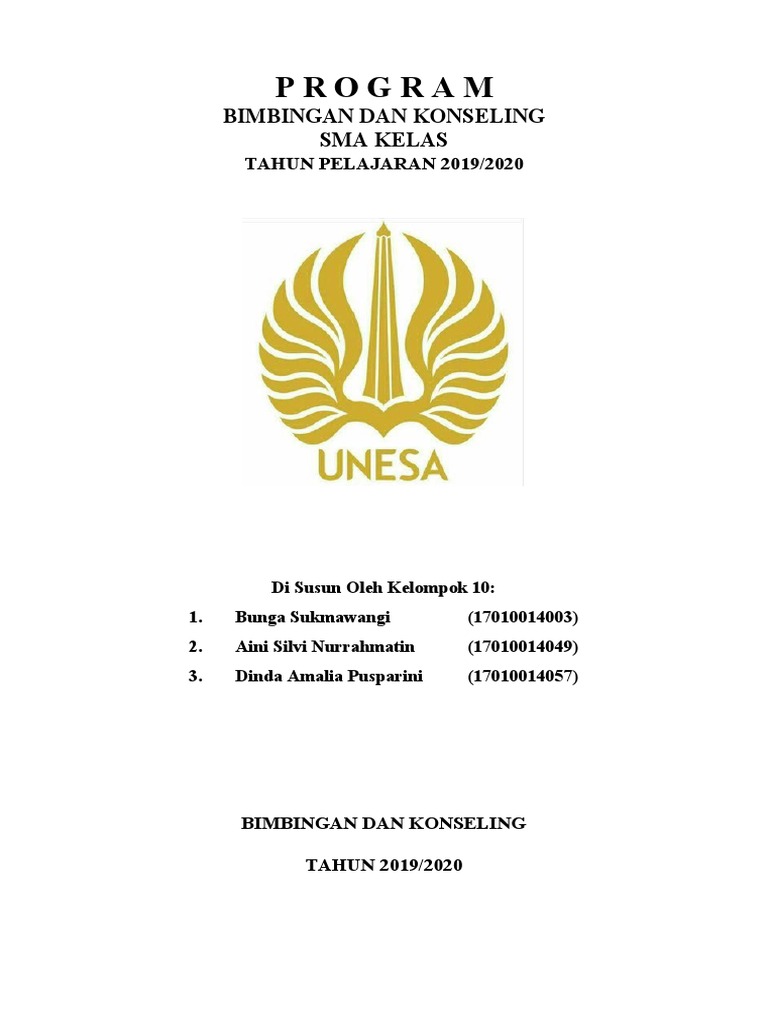 Contoh Program BK Sma-Ma Sesuai Pop BK Kelas 11 | PDF | Karier ...