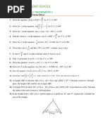 Form 2 Mathematics Term 1 Exam Paper | PDF | Area | Cartesian ...