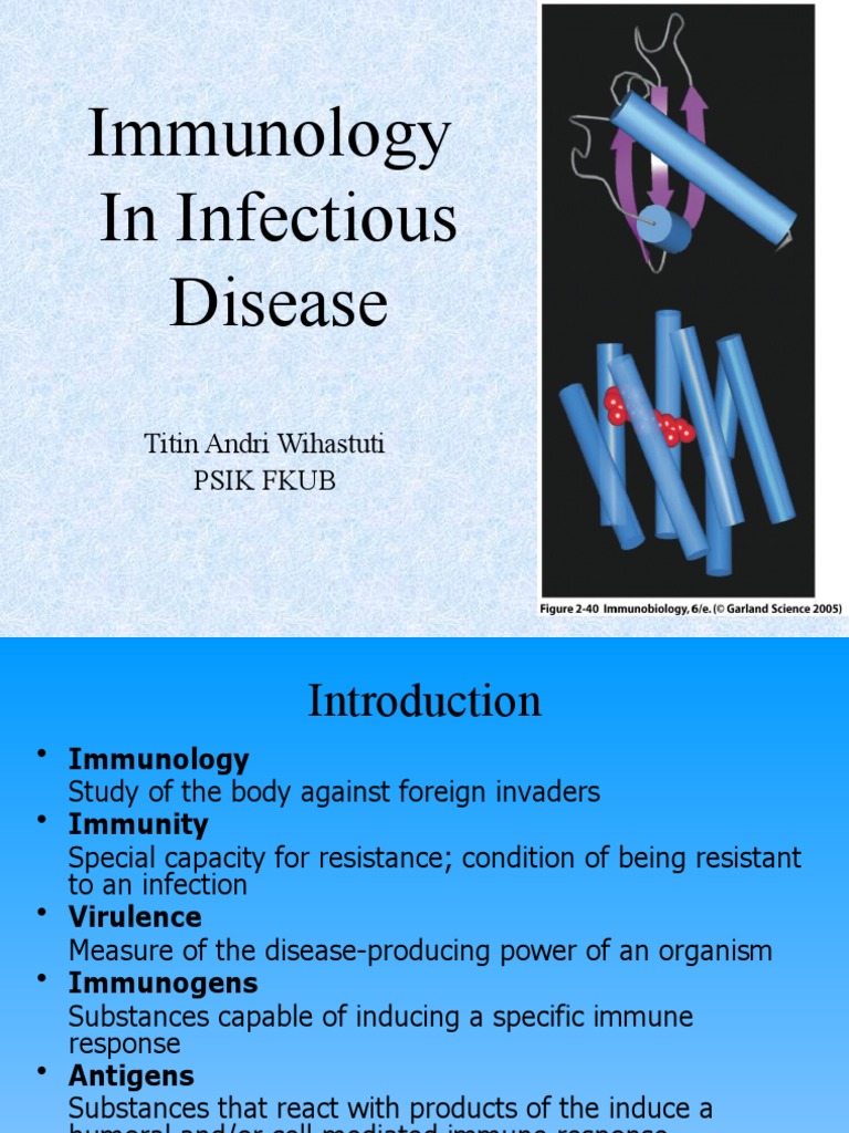 Immunology In Infectious Disease Titin Andri Wihastuti Psik Fkub Pdf