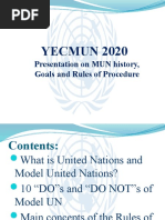 Basics of An Model United Competition, Aippm, All India Political ...