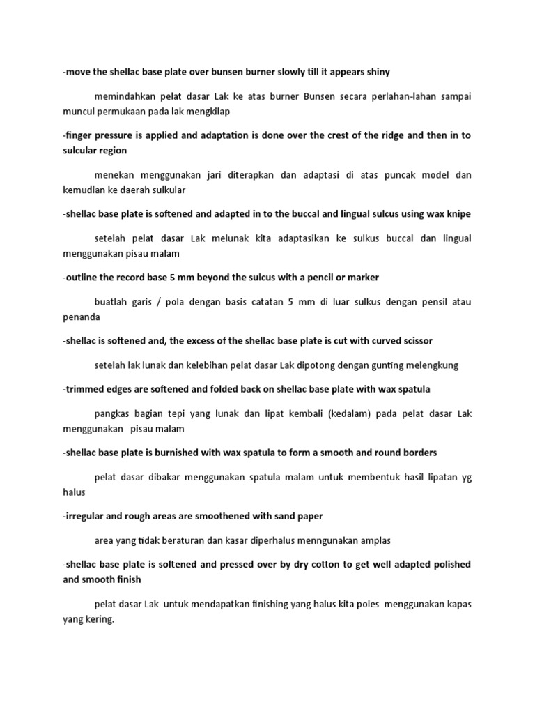 Shellac Base Plate | PDF