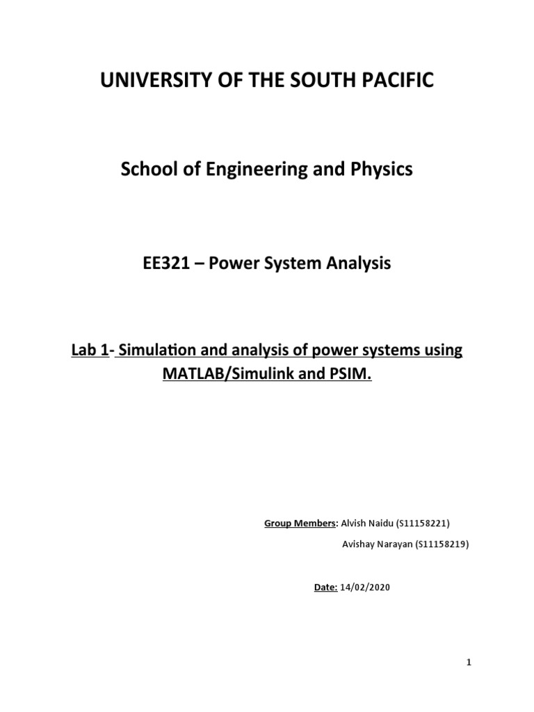 EE321 Lab 1 | PDF | Physical Quantities | Electricity