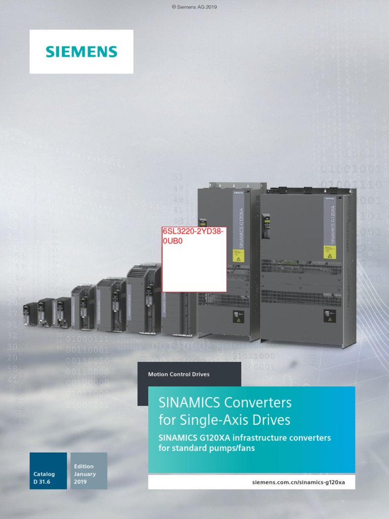 G120XA Catalog | PDF | Electric Motor | Automation