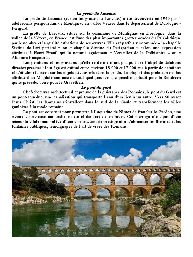 La Grotte de Lascaux | PDF
