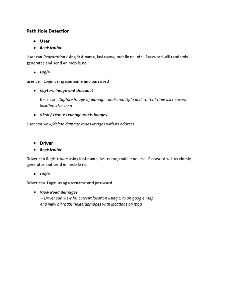 Path Hole Detection Helpfile | PDF